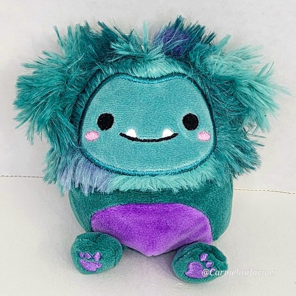 Squishmallows | Toys | Jt Teal Purple Bigfoot Clip Original ...